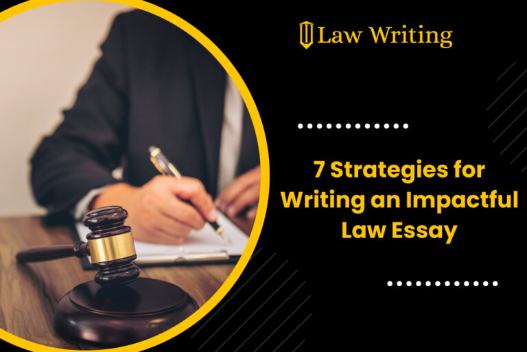 7 strategies for writing an impactful law essay
